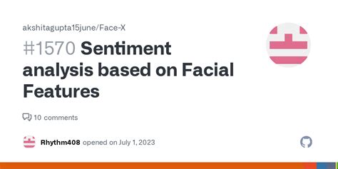 Sentiment Analysis Based On Facial Features Issue