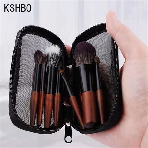 Kshbo 9 P S Protable Pinc Is De Maquiagem Conjunto Mini Escova De Cosm