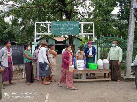 ကျိုက်လတ်မြို့တွင် ဧရာဝတီတိုင်းဒေသကြီး အစိုးရအဖွဲ့၏ စီစဉ်မှုဖြင့် လူတစ