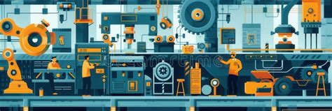 Workers Are Engaged In Assembling Various Car Parts And Components In A