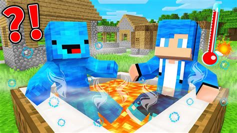 JJ And Mikey Survived 100 Days As WATER In Minecraft Maizen YouTube