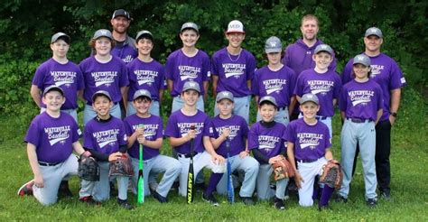 Team Photo Waterville Purple Majors The Town Line Newspaper