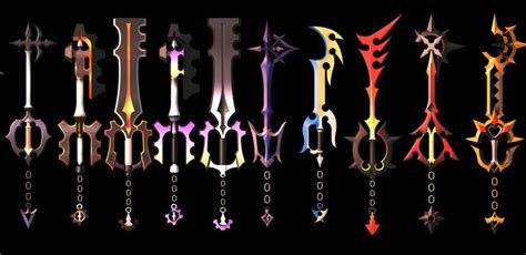Kingdom Hearts 2 Keyblades Names