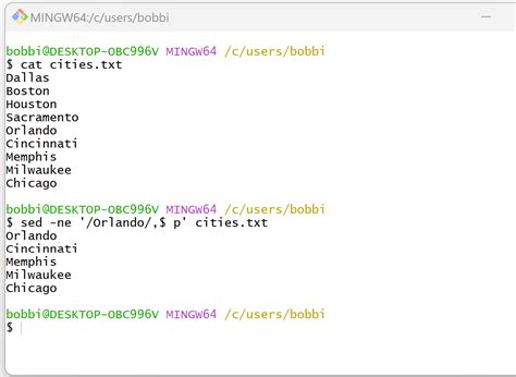 How To Use Sed To Print All Lines After Line With Match Collecting Wisdom