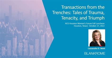 Cassandra Mott On Linkedin Transactions From The Trenches Tales Of