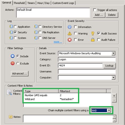 Using Logon Logoff Tracking Step 7 EventSentry