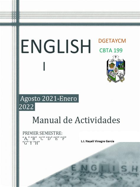 Antología Inglés I 1a 1b 1c 1d 1e 1f 1g 1h Pdf Verbo Plural