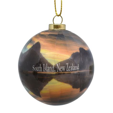 New Zealand Decorations Southern Alps Bauble Buy Online Nz Owned