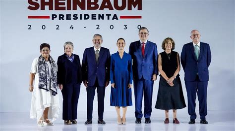Claudia Sheinbaum Presenta A Parte De Su Gabinete Presidencial Ellos
