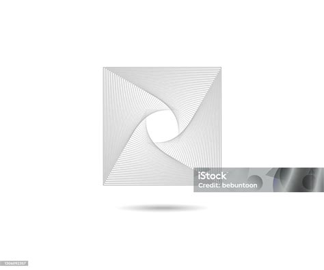 기하학적 사각형 로고 스트로크 사각 프레임 라인 아이콘 기호 기호 플랫 디자인 버튼 웹 액자 벡터 그림 Eps 10 0명에 대한 스톡 벡터 아트 및 기타 이미지 Istock