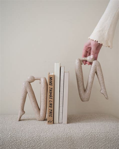 Ornament Bookend Human Beige Things I Like Things I Love