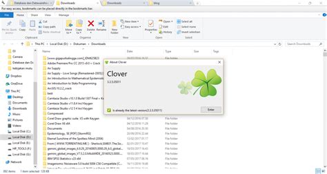 Clover Menambah Fitur Tab Pada File Windows Explorer