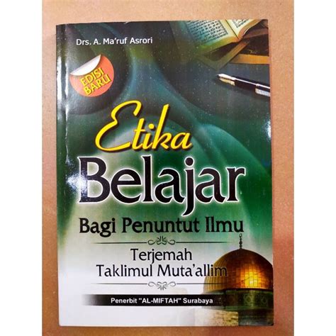 Jual Buku Kitab Kuning Etika Belajar Bagi Penuntut Ilmu Terjemah