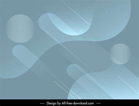 Abstract Background Template Dynamic Curves Circles Shapes Decor Vectors Images Graphic Art