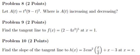 Solved Problem Points Let A T T T Where Is A T Chegg Com