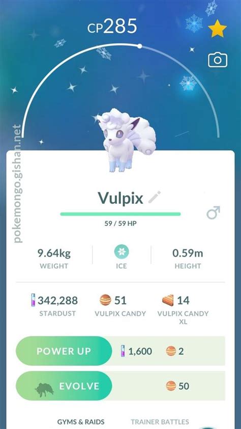 Vulpix Evolution Level