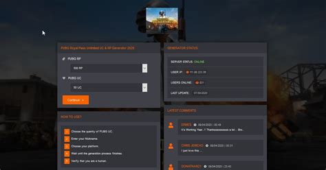 Pubg Royal Pass Unlimited Uc And Rp Generator 2020