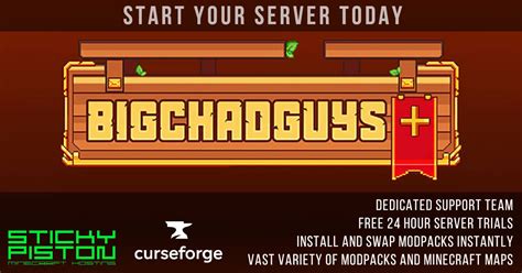 Curse BigChadGuys Plus Classic Server Hosting