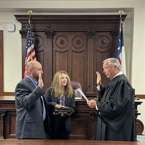 New Justice Of The Peace Precinct 3 Sworn In Groesbeck Journal