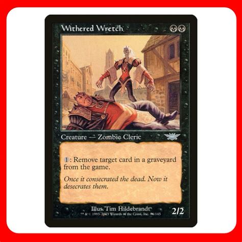 [mtg] Withered Wretch [lgn] [black] [uncom] [normal] [eng] Magic Card Magic The Gathering [edh