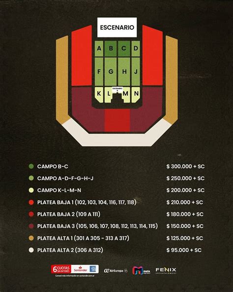 Link De Entradas Para Ricardo Arjona En Argentina 2026 Precios Y Dónde