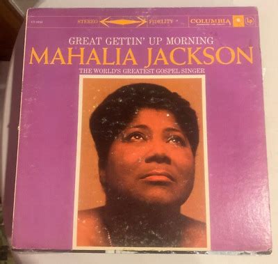 Mahalia Jackson Lp Vg Great Gettin Up Mornin Columbia Cs 8153 Ebay