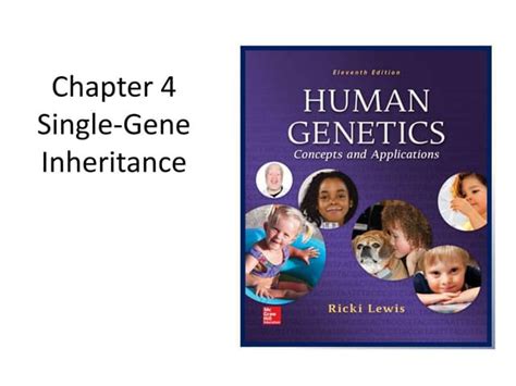 human genetics single gene inheritance pptx