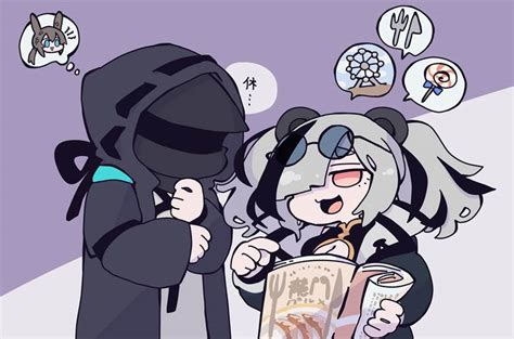 食铁兽未定的明日方舟插画图片 Bobopic