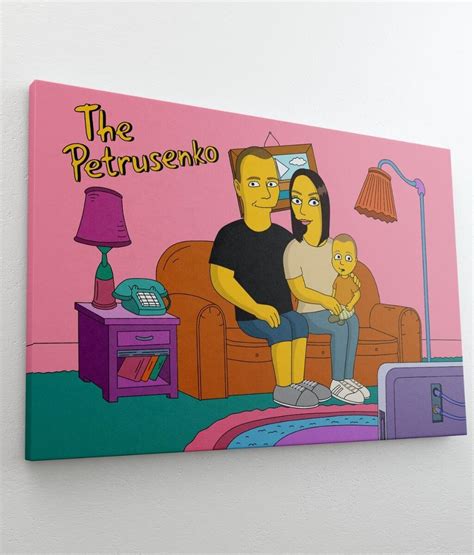 Make Me A Simpsons Character Canvas The Print Franchise