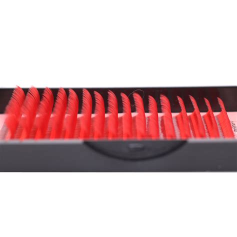 Salon Professional Mixed Length Red Lashes Gladgirl