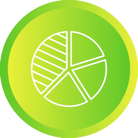 Pie Chart Vector Icon 14393781 Vector Art At Vecteezy