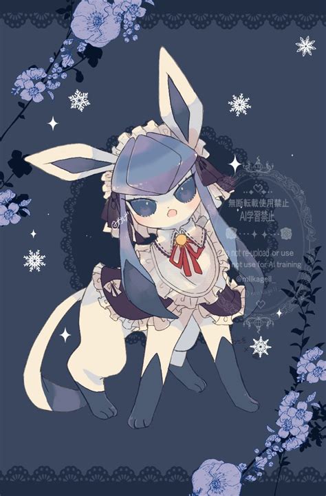 Miikagell Glaceon Glaceon Tea Party Nintendo Pokemon Pokemon Unite Commentary Request