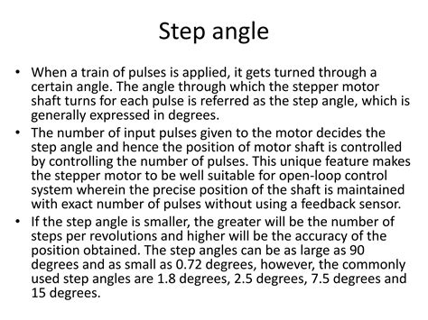 Working Principle Of A Stepper Motorpptx