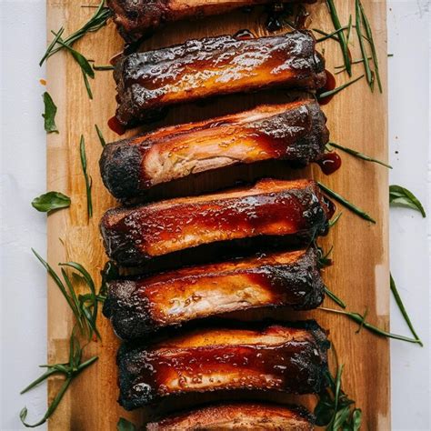 Premium Photo Smoked Pork Ribs With Honey Chipotle Glaze
