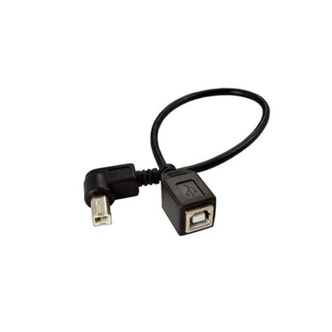 Usb 2 0 B Female To Right Angled B Male Printer Cable