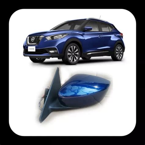 Espejo Lateral Eléctrico Nissan Kicks 2017 2022 Lh Original Meses sin