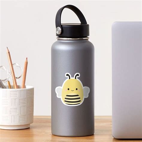Bee Squish Mallow Sticker For Sale By Artbymal Redbubble