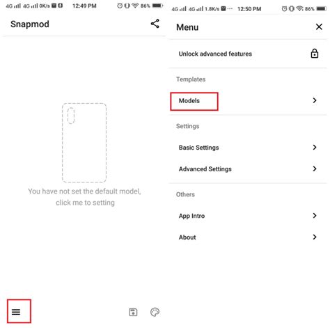 how to add device frame to your screenshot using snapmod