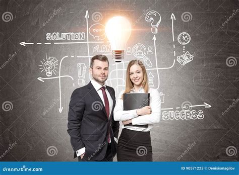 Business Partners And A Good Idea Stock Image Image Of Close Concept