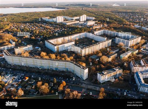 Luftbild Ddr Plattenbau In Berlin Stockfotografie Alamy