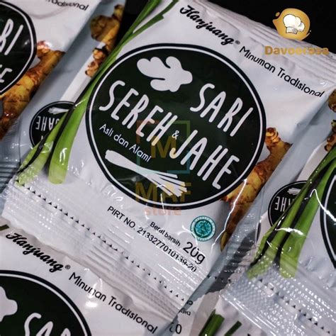 Jual Sari Sereh Jahe Hanjuang Sachet Sari Sereh Jahe Hanjuang Saset 25