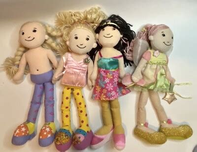 Groovy Girls Lot Of 4 Dolls And Clothes By Manhattan Toys Plush Toy