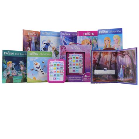 Disney Frozen Me Reader 8 Book Library And Electronic Reader Sound
