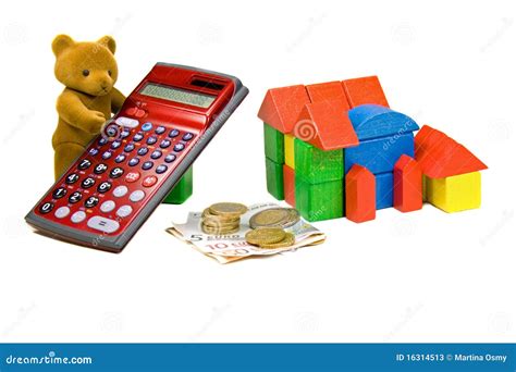 Calculating The Costs Stock Image Image Of Rent Teddy 16314513