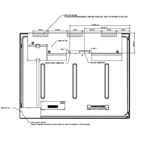 15 Inch 1024768 Horizontal Tft Lcd Display
