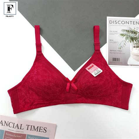 Women Bra Non Wired Wireless Thin Sponge Cup Bcd Plus Size Cotton Lace