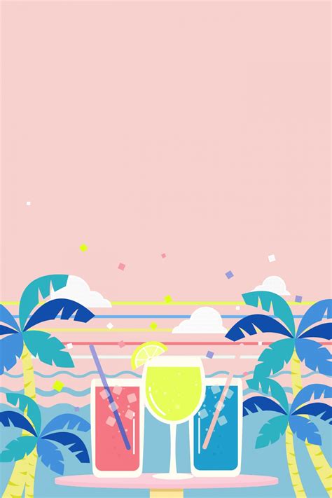 Refreshing I Love Summer Travel Poster Design Refreshing I Love