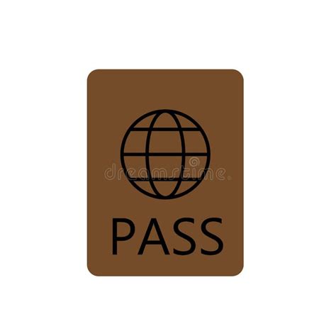 Passport Icon Vector Sign And Symbol Isolated On White Background