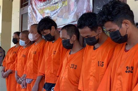 Polresta Denpasar Tahan Tujuh Tersangka Penyalahgunaan Narkoba Bali