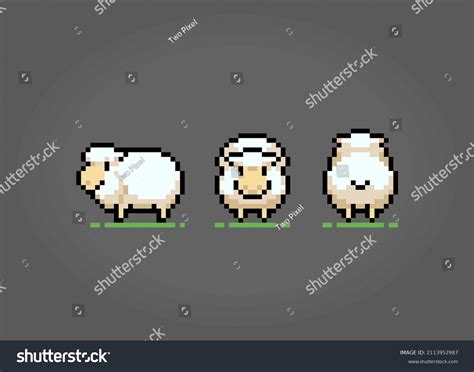 Sheep Pixel Art Over 529 Royalty Free Licensable Stock Vectors